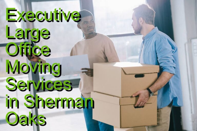 Executive Large Office Moving Services in Sherman Oaks - PROthots